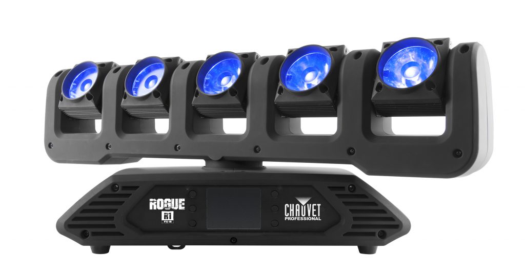Rogue R1 FX-B Features 5 Moving Heads - CHAUVET Professional