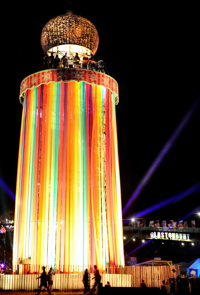 Glastonbury's New Ribbon Tower Stands Out With CHAUVET Professional ...