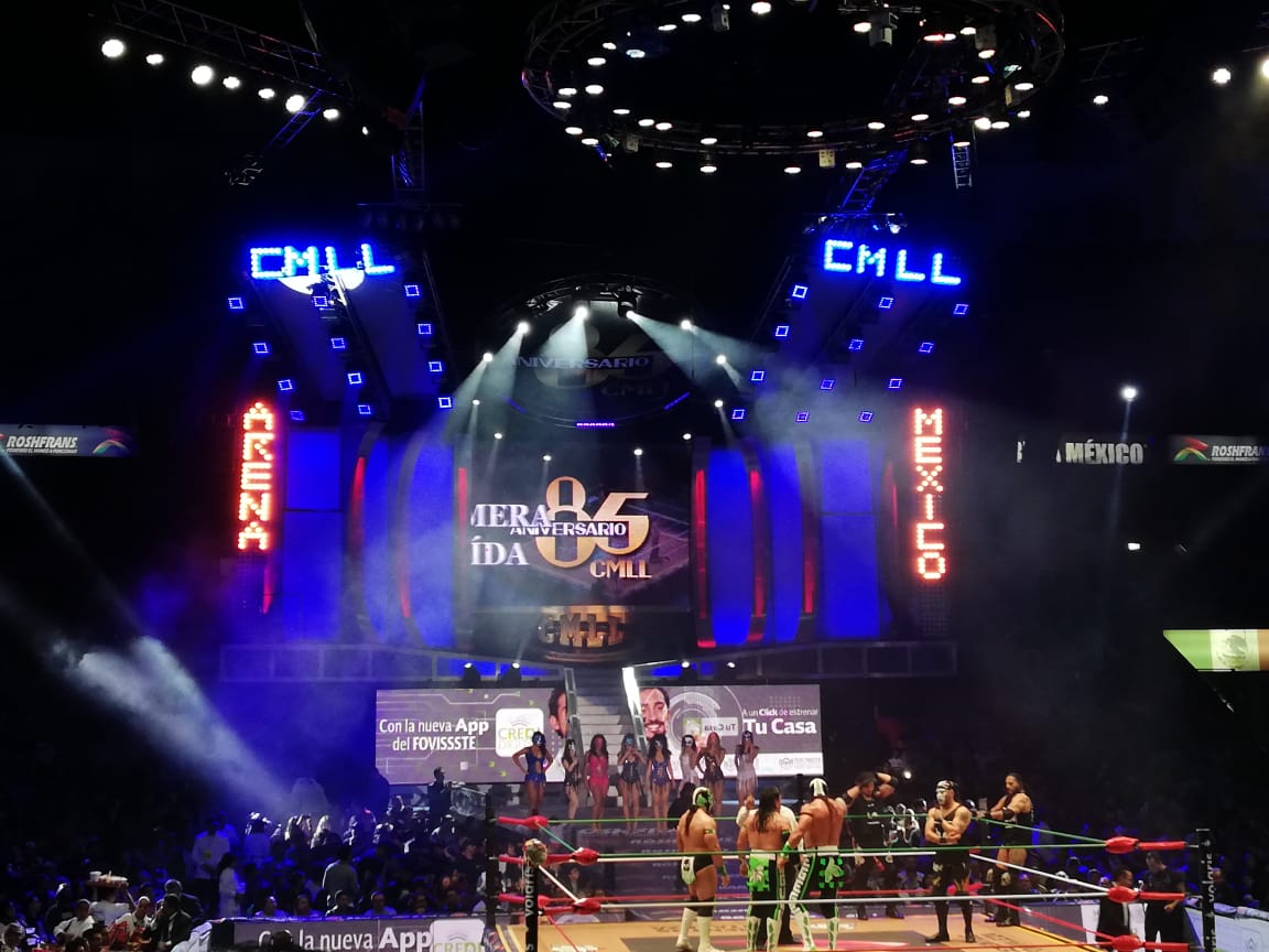 STEEL PRODUCCIONES en el 85 Aniversario del CMLL de la mano de CHAUVET ...