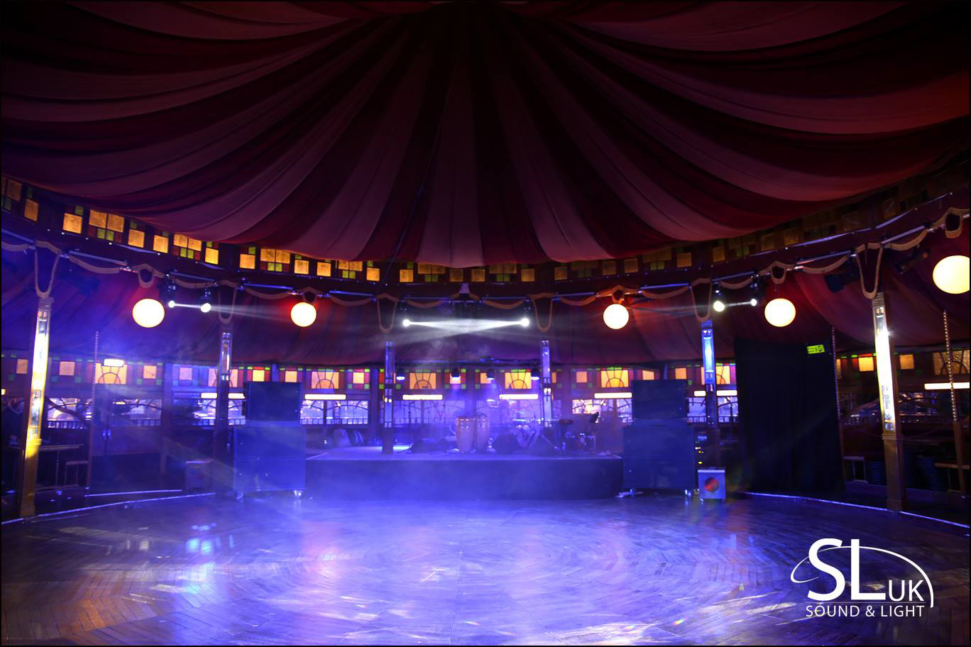 Sound & Light UK Ensures Varied Visuals for Piece Hall Spiegeltent With ...