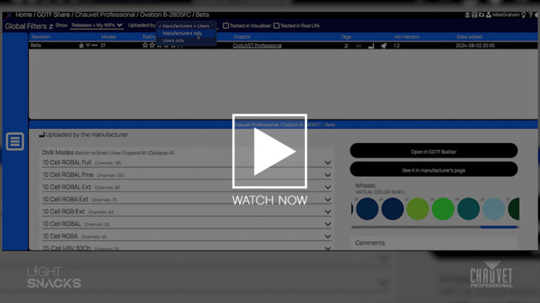 Learn How to Find and Use GDTF files - CHAUVET Professional