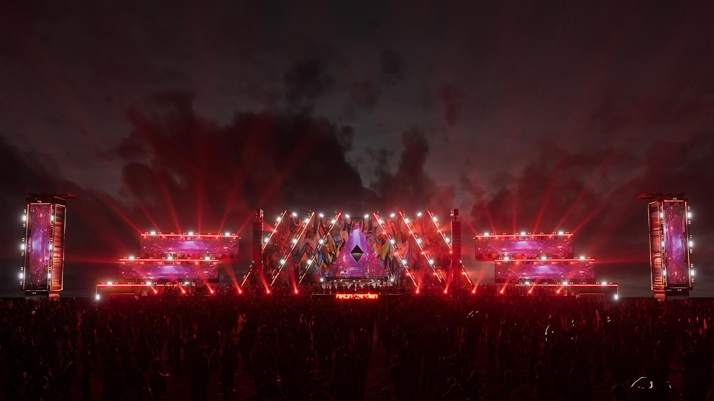 Steve Lieberman Accents Neon Garden Stage at Electric Daisy Carnival ...